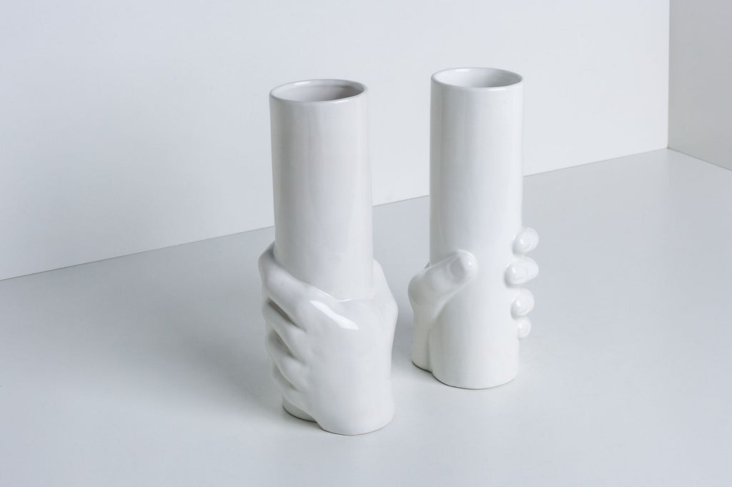 Pair of Raymor Hand Vases – Converso Chicago