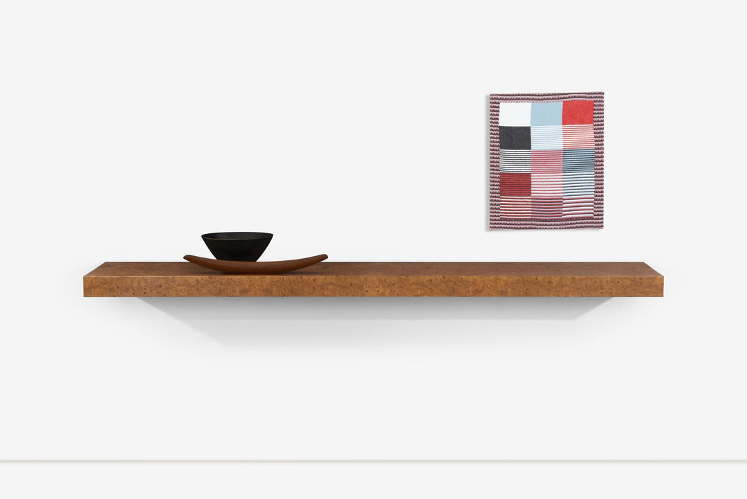 Benjamin Baldwin Custom Wall-Mounted Console in Burled Elm – Converso ...